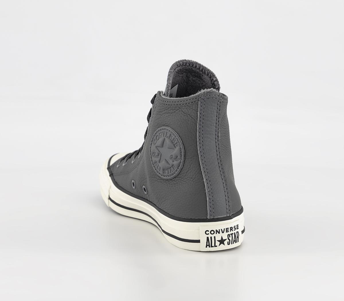 Converse Converse All Star Hi Trainers Iron Grey Egret Dark Smoke Grey ...