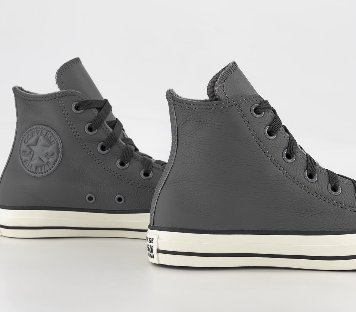 Converse Converse All Star Hi Trainers Iron Grey Egret Dark Smoke Grey ...