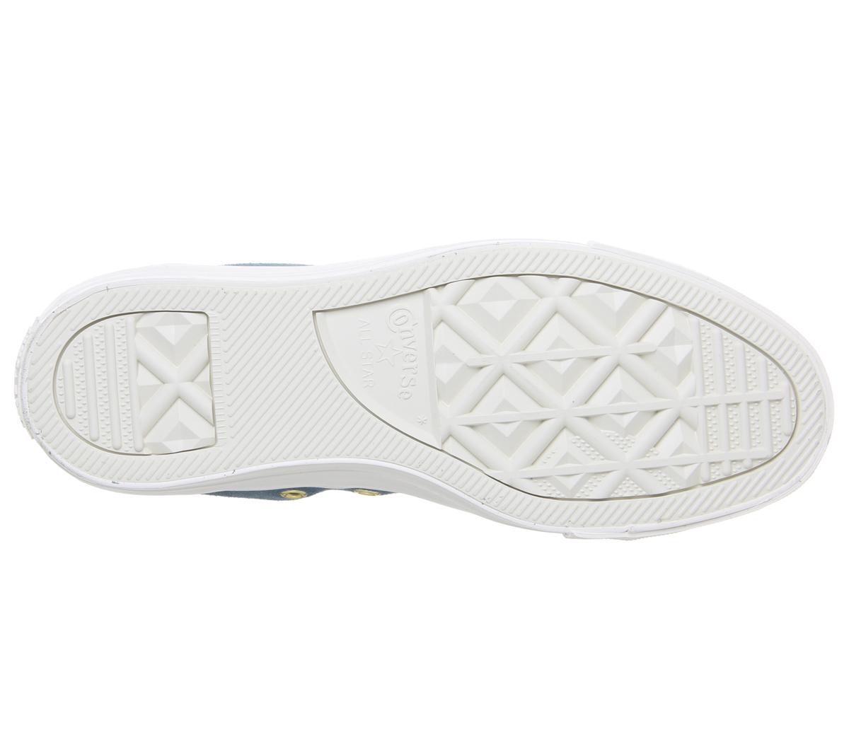 Converse Converse All Star Trainers Celestial Teal Gold Frill - Women's ...