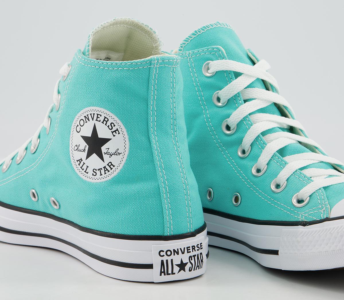 Converse Converse All Star Hi Trainers Electric Aqua - Unisex Sports