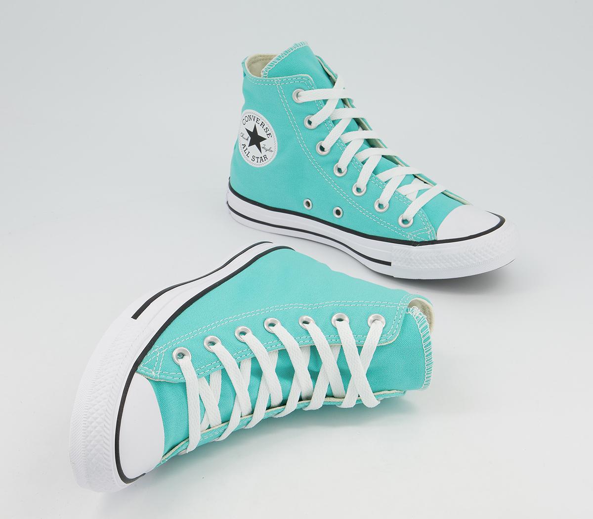 Converse Converse All Star Hi Trainers Electric Aqua - Unisex Sports