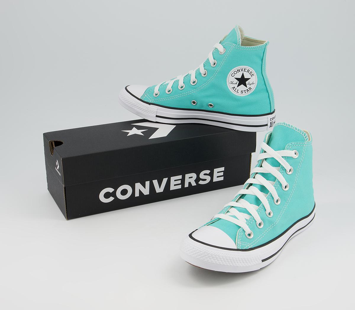 Converse Converse All Star Hi Trainers Electric Aqua - Women's Trainers