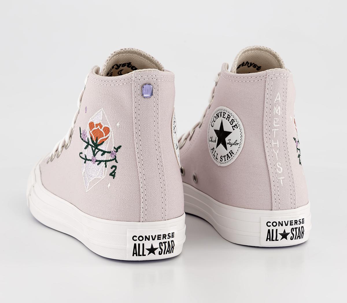 Converse Converse All Star Hi Trainers Barely Rose Vintage White ...