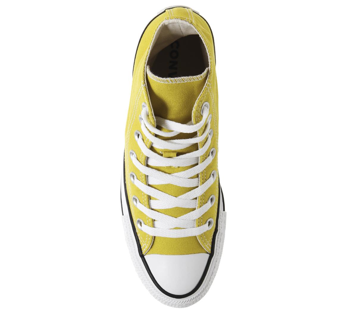 Converse Converse All Star Hi Trainers Bold Citron - Women's Trainers