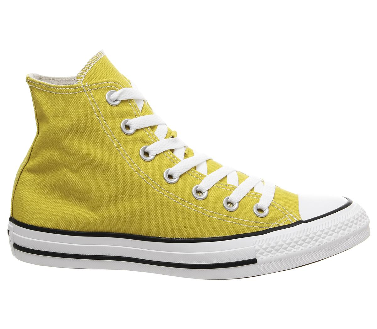 Converse Converse All Star Hi Trainers Bold Citron - Women's Trainers