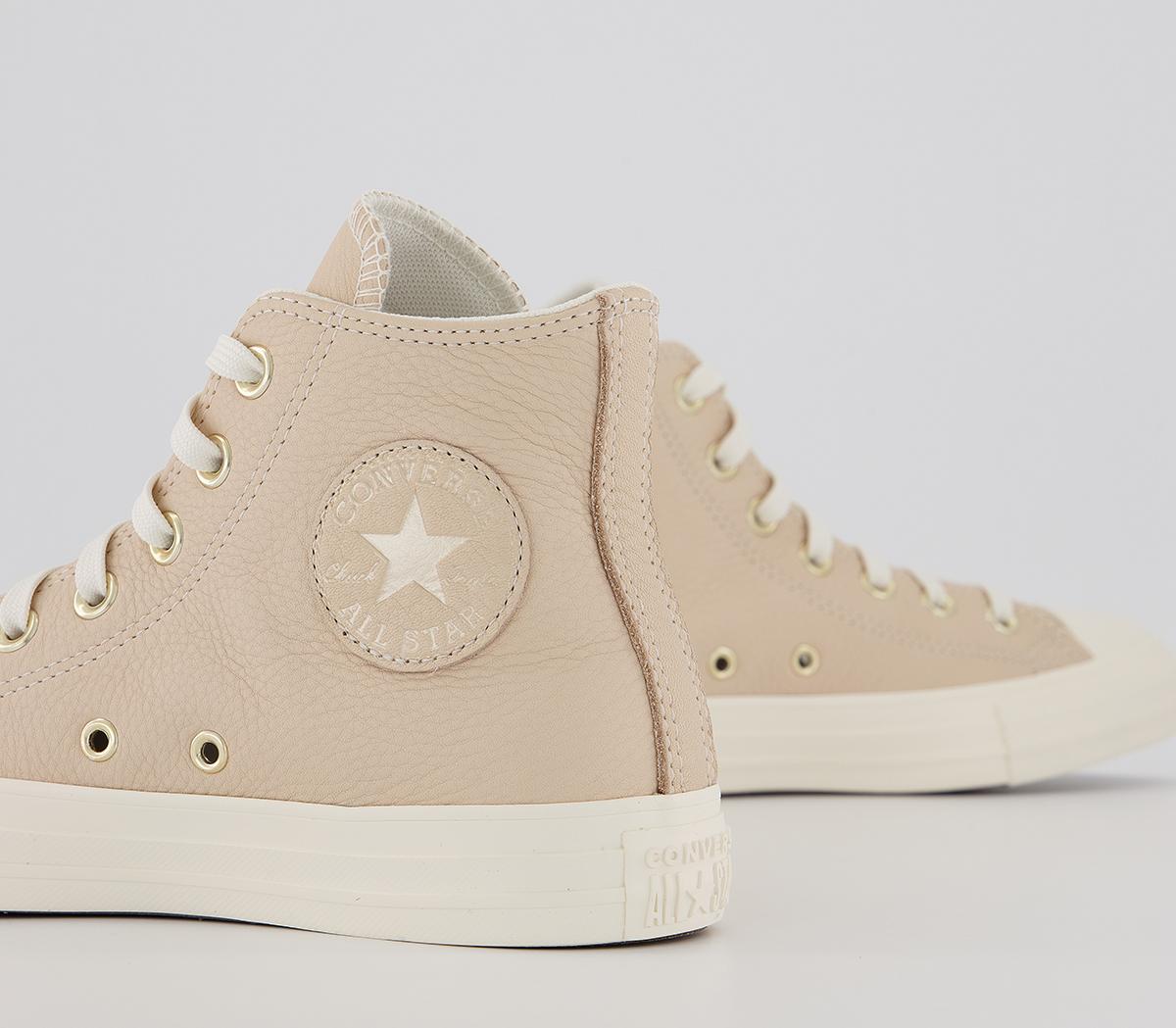 Converse Converse All Star Hi Trainers Light Bisque Egret Light Gold ...