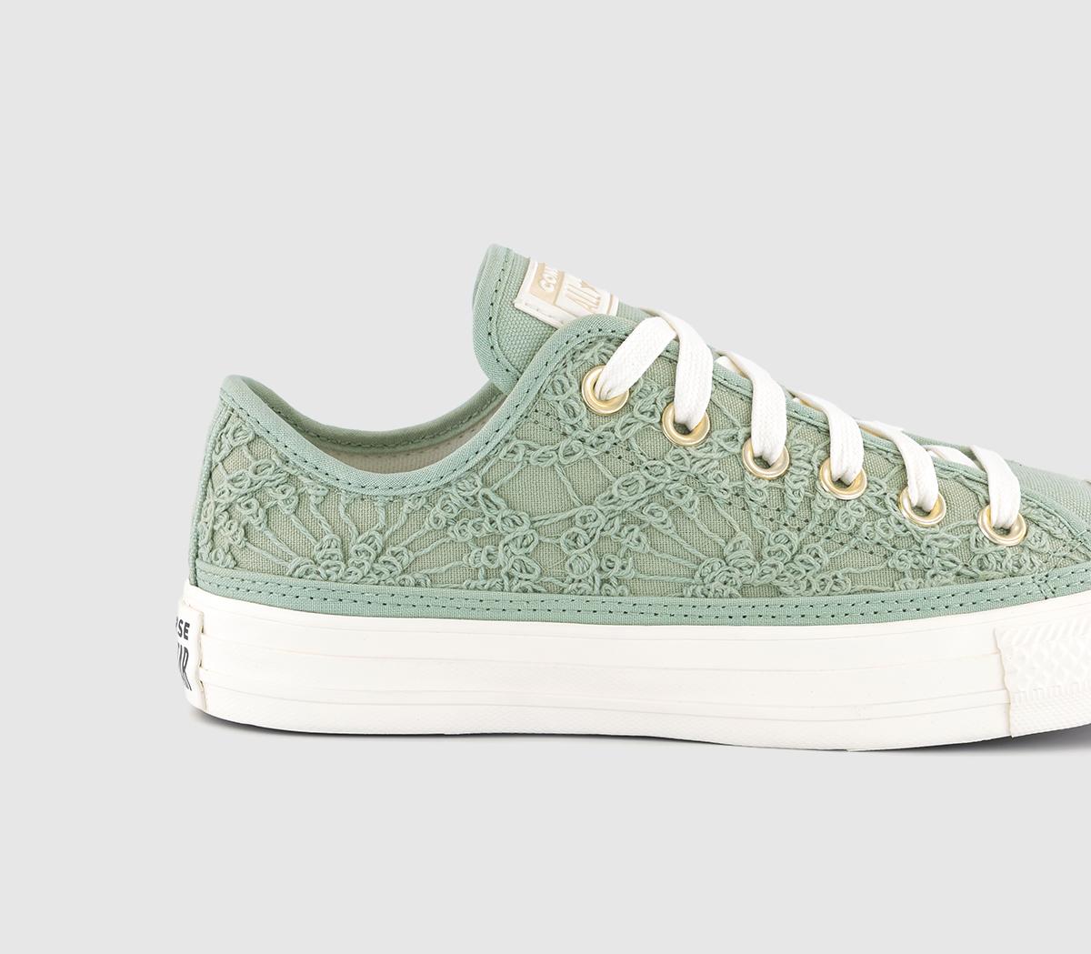 Converse Converse All Star Low Trainers Summit Sage Dried Sage Egret ...