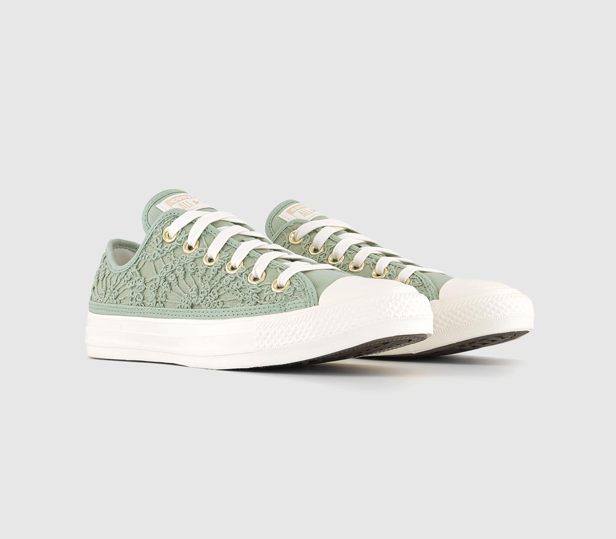 Converse Converse All Star Low Trainers Summit Sage Dried Sage Egret ...