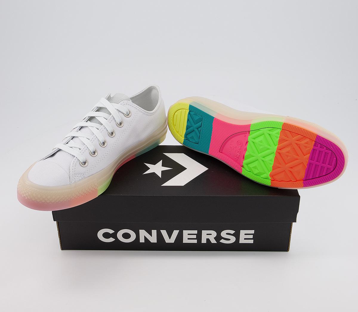 Converse Converse All Star Low Trainers Photon Dust Multi Neon Colour ...