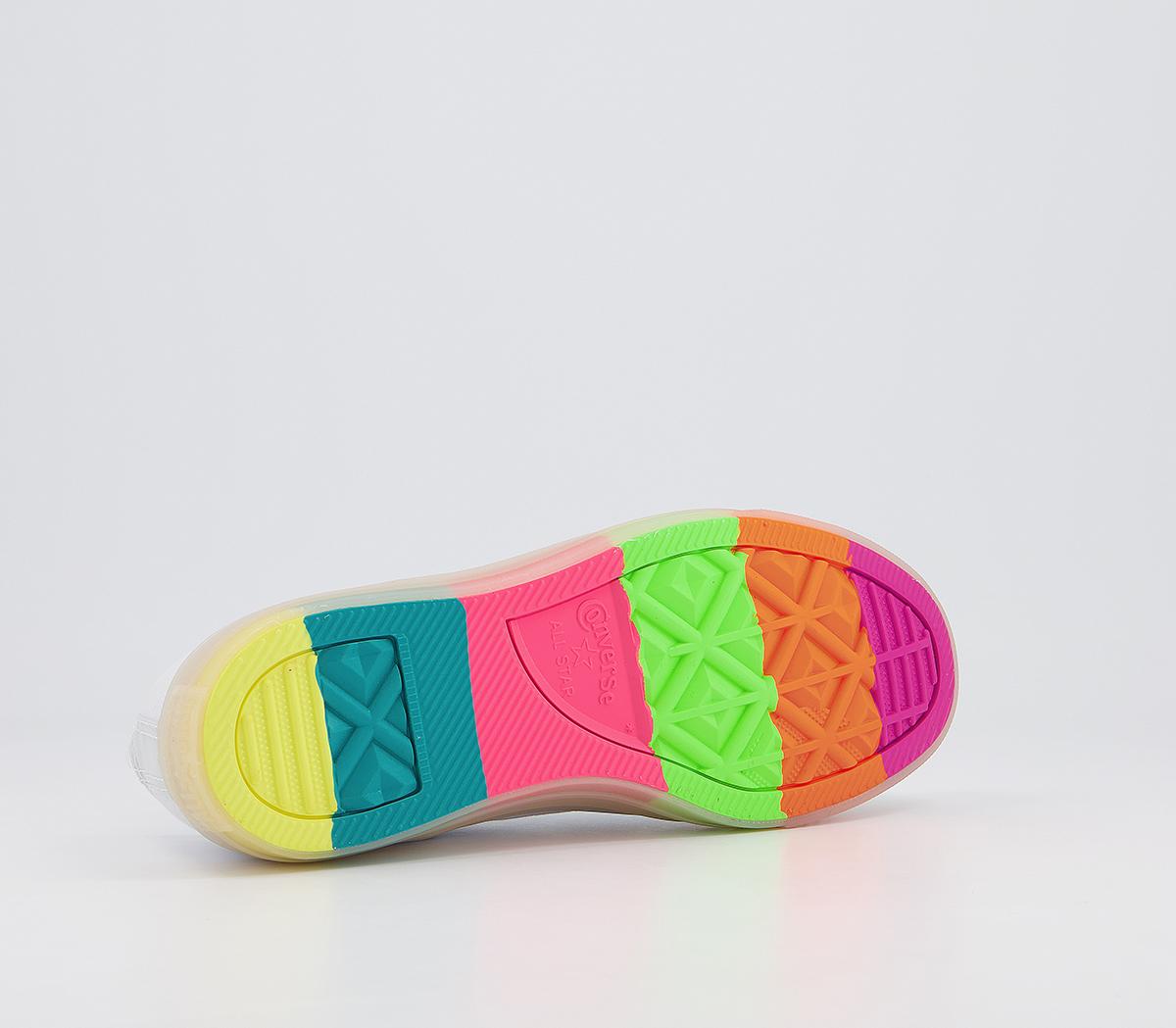 Converse Converse All Star Low Trainers Photon Dust Multi Neon Colour ...