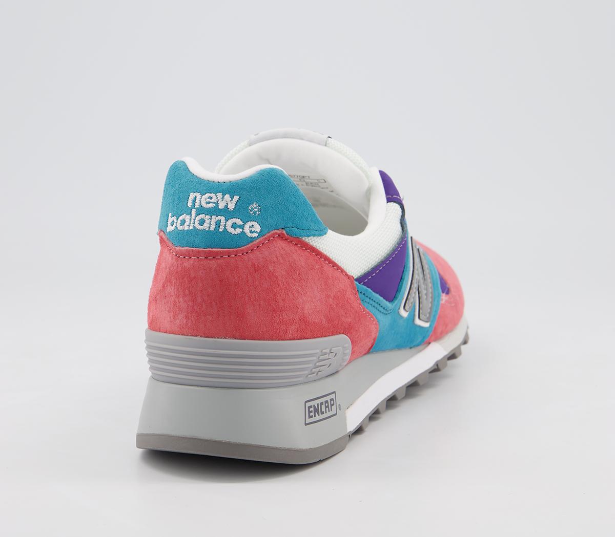 New Balance M577 Trainers Pink White - Men's Trainers