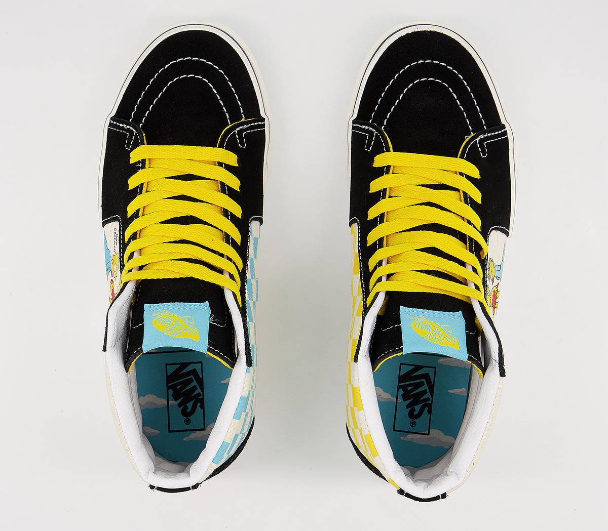 Vans Sk8 Hi Trainers The Simpsons 19872020 - Unisex Sports