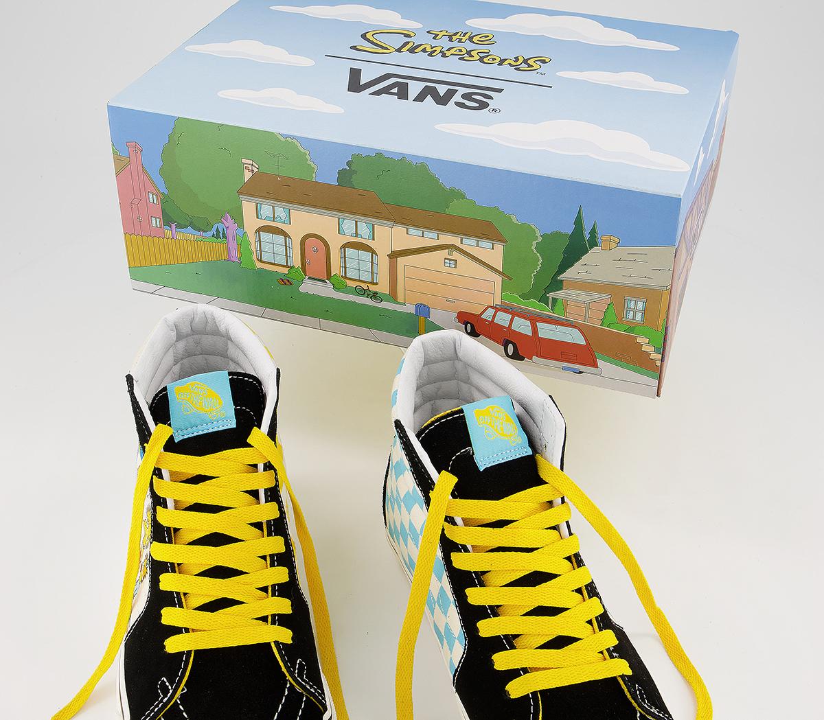 Vans Sk8 Hi Trainers The Simpsons 19872020 - Unisex Sports