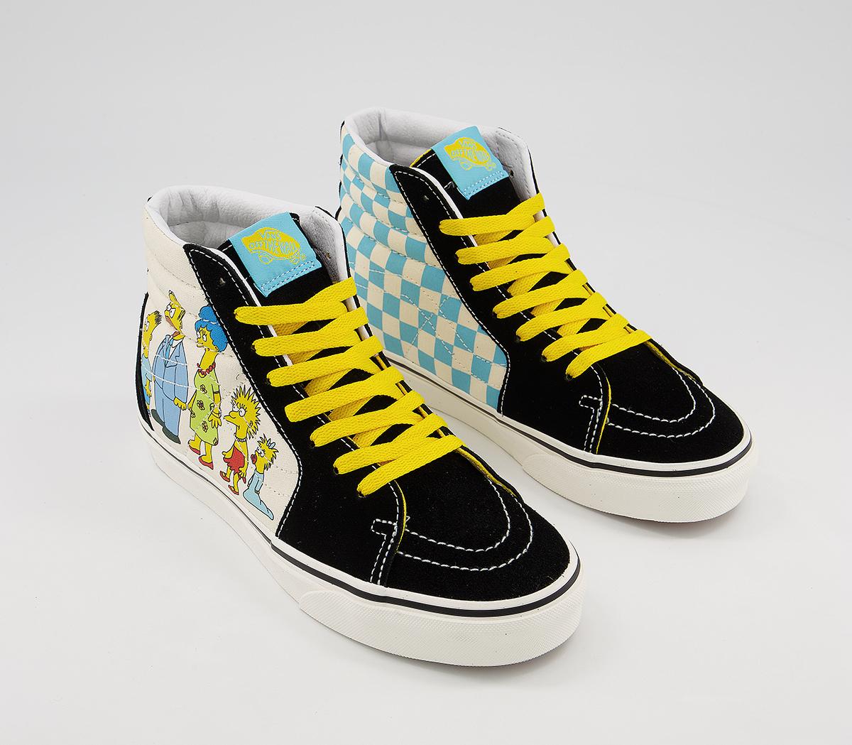 Vans Sk8 Hi Trainers The Simpsons 19872020 - Unisex Sports