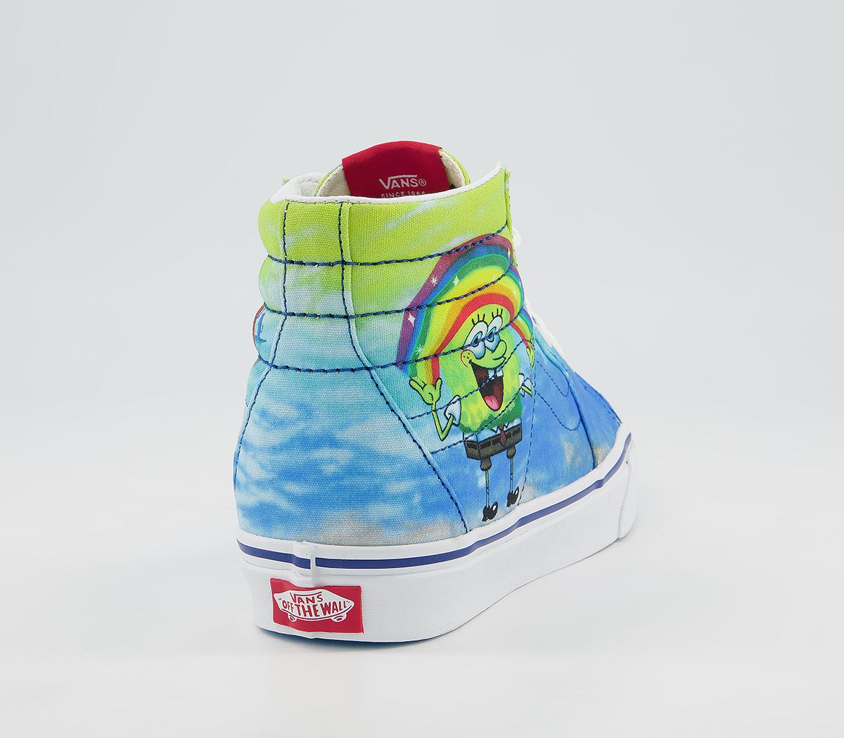 Vans Sk8 Hi Trainers Spongebob Imaginaaation - Women's Trainers