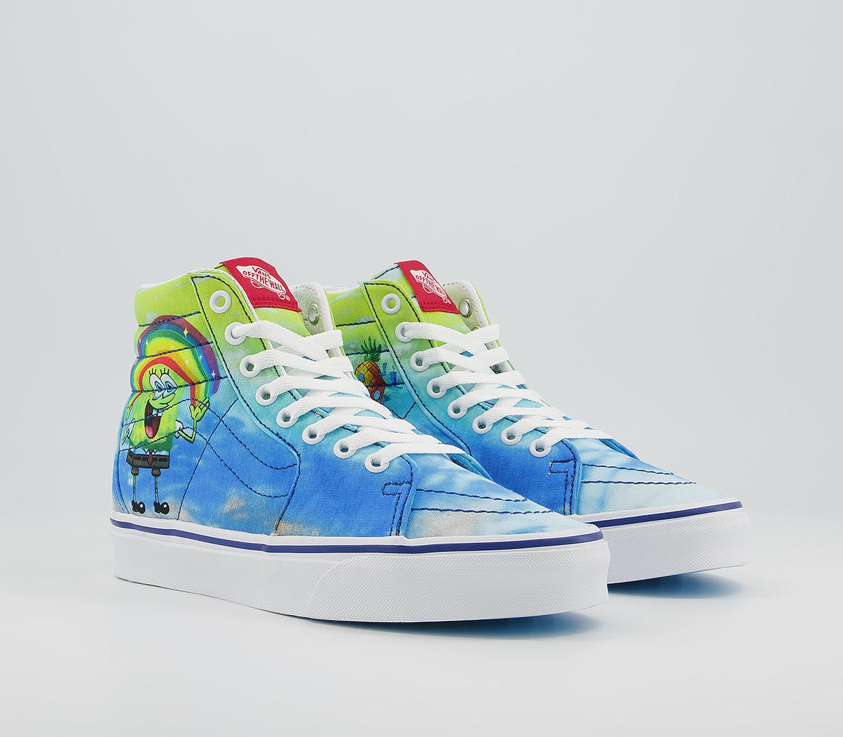 Vans Sk8 Hi Trainers Spongebob Imaginaaation - Women's Trainers