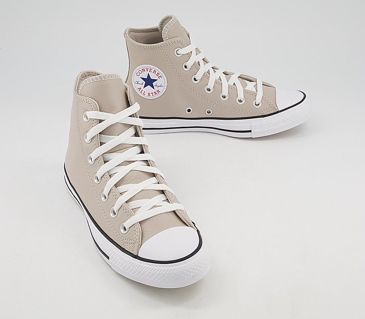 Converse All Star Hi Leather Trainers String - Women's Trainers