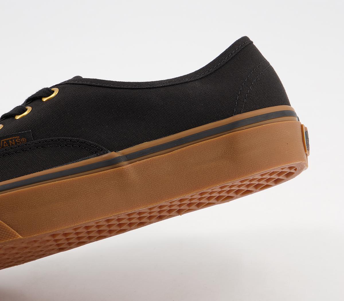 Vans Authentic Trainers Black Rubber - Unisex Sports