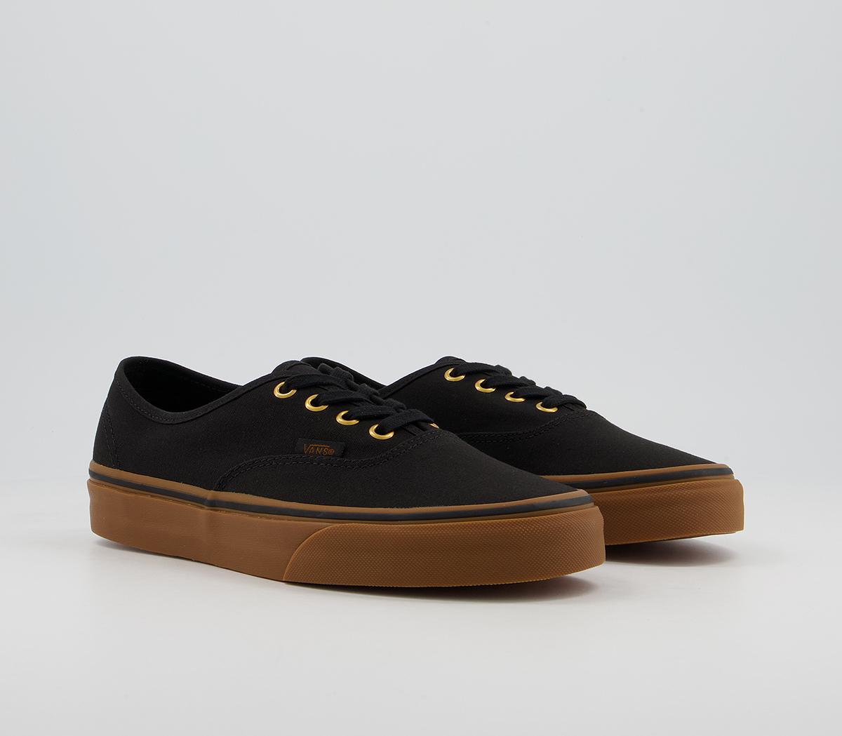 Vans Authentic Trainers Black Rubber - Unisex Sports