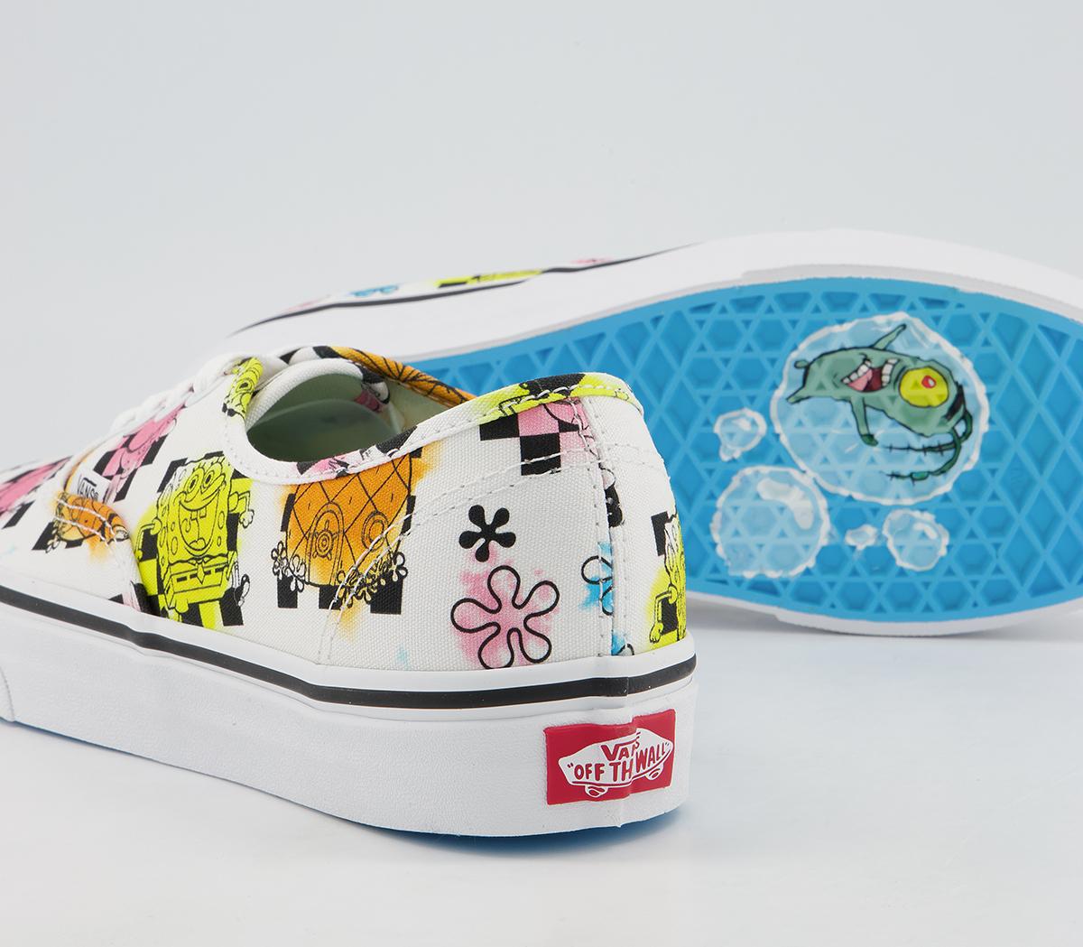 Vans Authentic Trainers Spongebob Airbrush - Women's Trainers