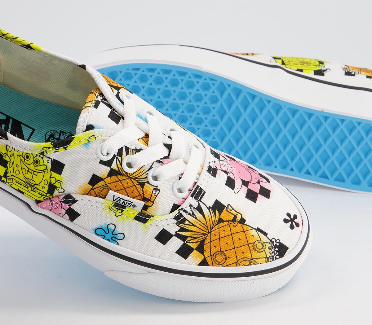 Vans Authentic Trainers Spongebob Airbrush - Women's Trainers