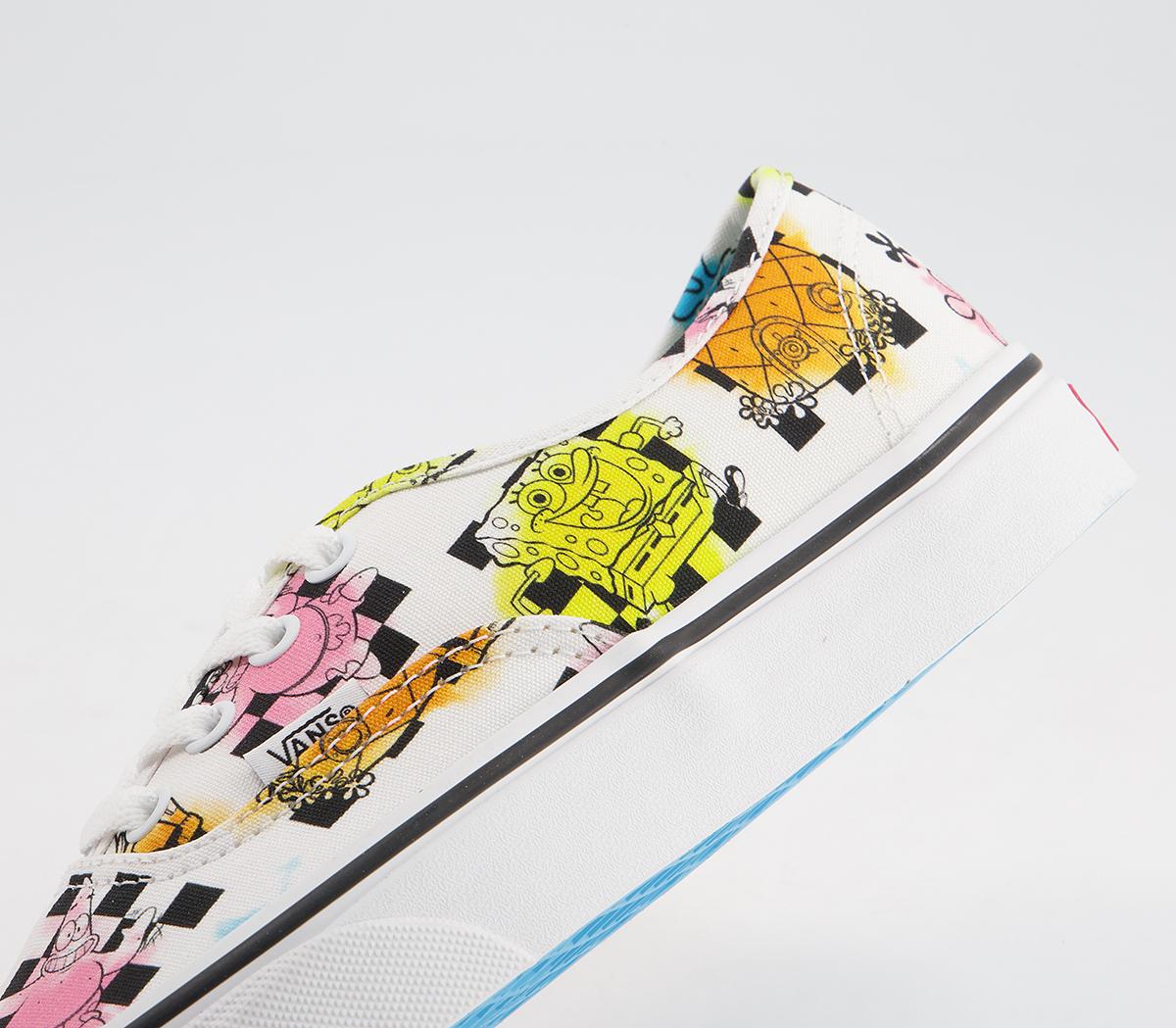 Vans Authentic Trainers Spongebob Airbrush - Women's Trainers