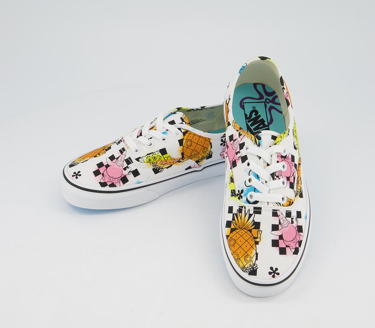Vans Authentic Trainers Spongebob Airbrush - Women's Trainers