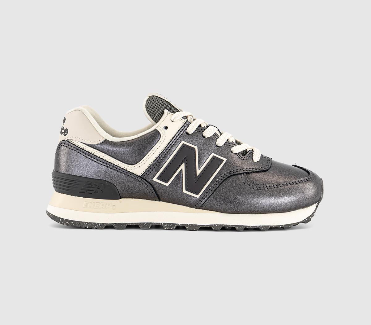 Click here for New Balance Womens 574 Trainers Metallic Bronze In... prices