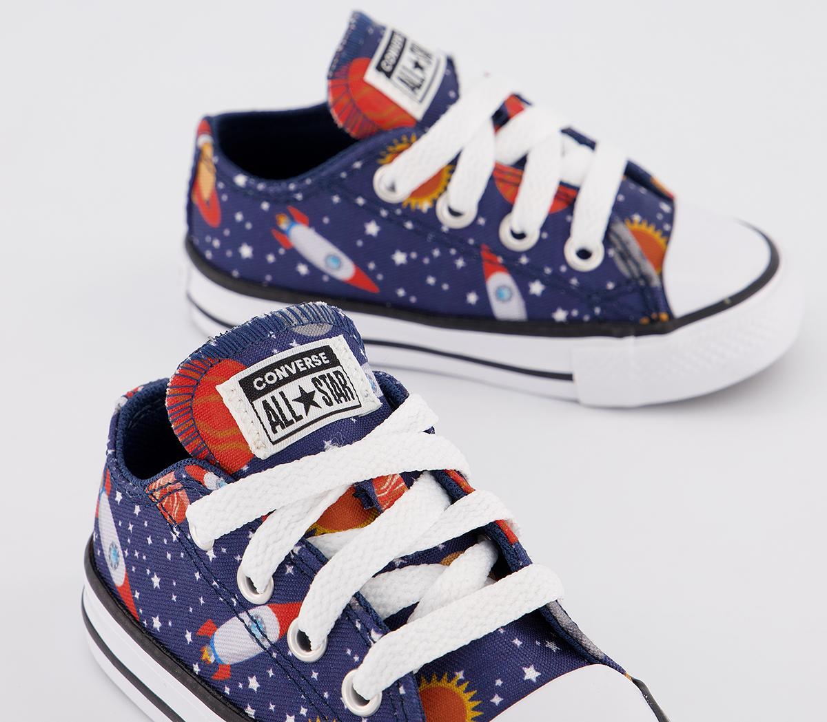 Converse Allstar Low Infant Trainers Space Print Exclusive - Unisex