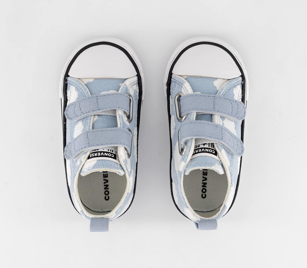 Converse All Star 2vlace Trainers Light Armory Blue Cloud - Unisex