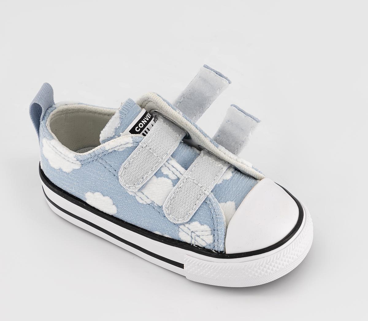 Converse All Star 2vlace Trainers Light Armory Blue Cloud - Unisex