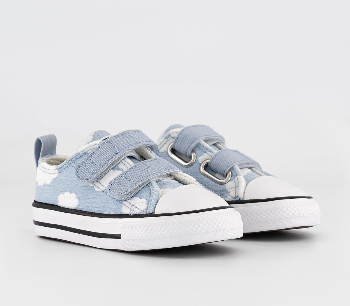 Converse All Star 2vlace Trainers Light Armory Blue Cloud - Unisex