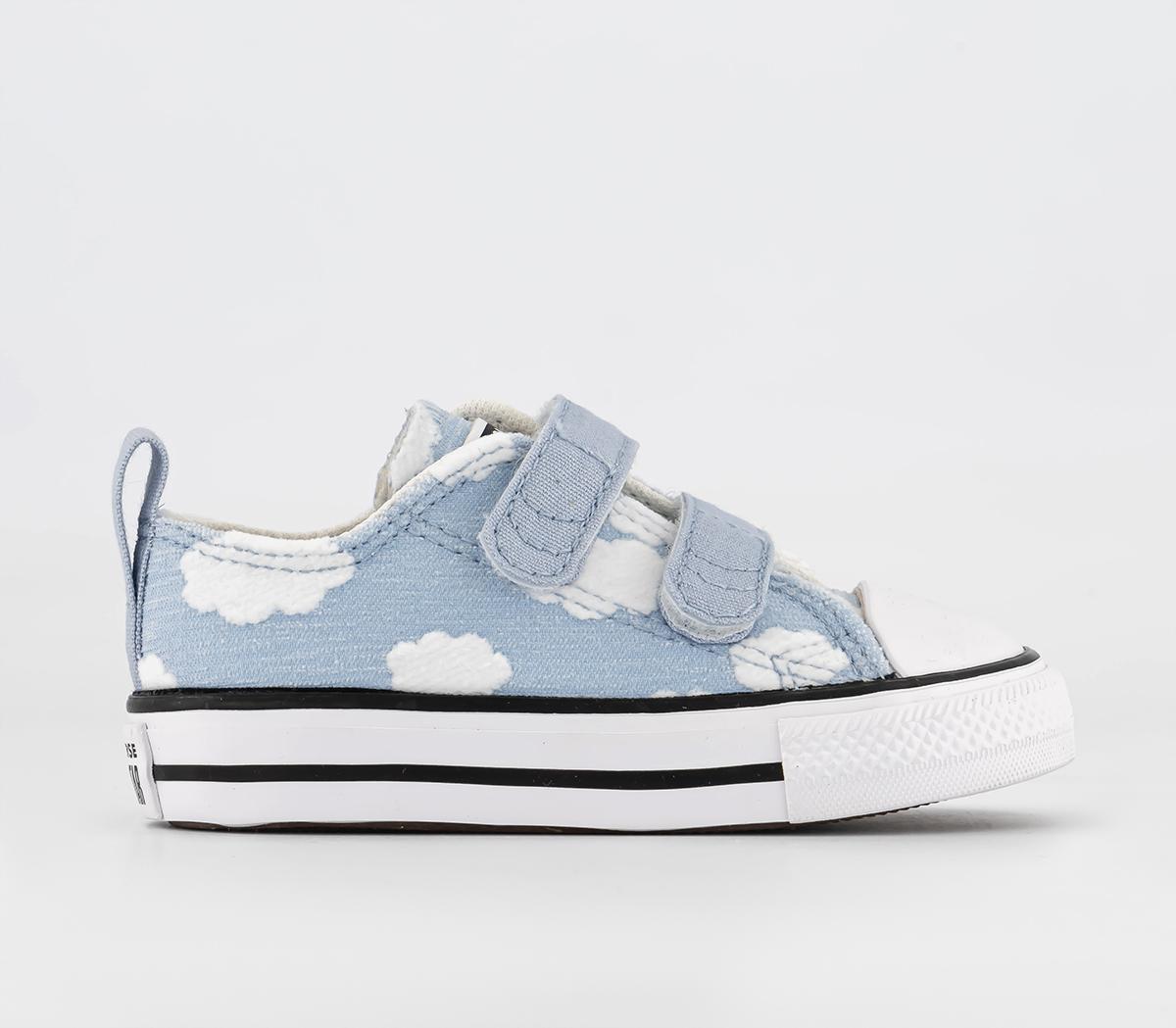 Converse All Star 2vlace Trainers Light Armory Blue Cloud - Unisex