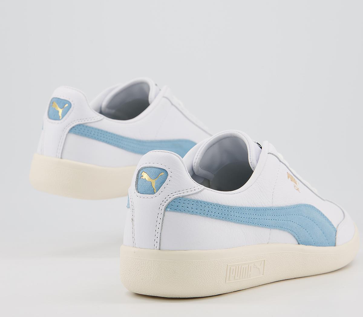 Puma Madrid Trainers Rome Puma White Etherael Blue - Unisex Sports