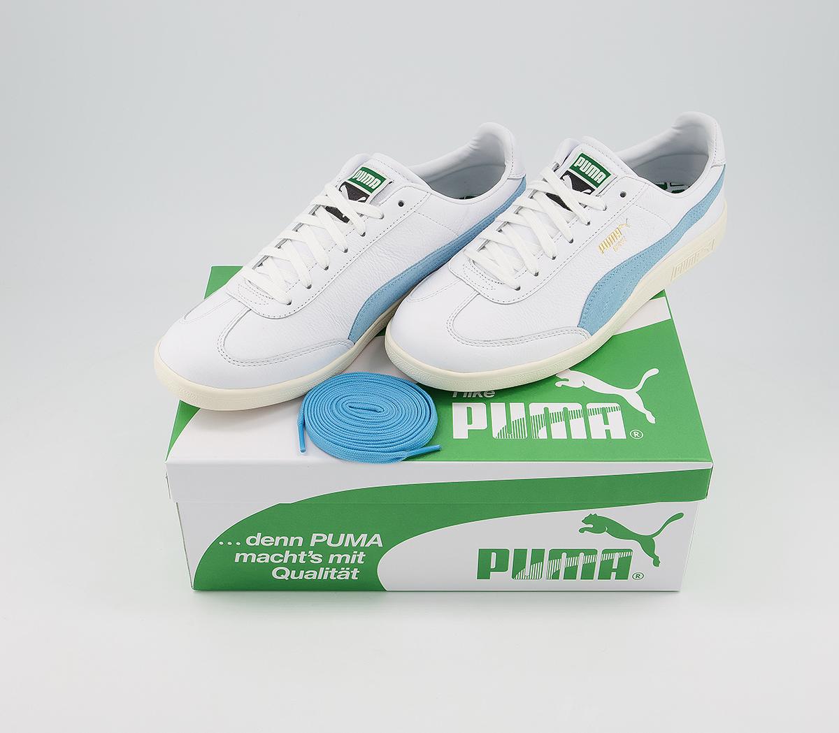 PUMA Madrid Trainers Rome Puma White Etherael Blue - Unisex Sports