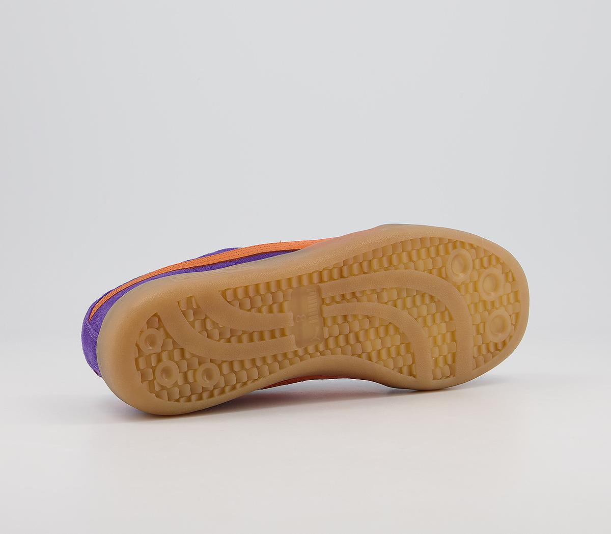 PUMA Madrid Trainers London Prism Violet Vibrant Orange - Unisex Sports