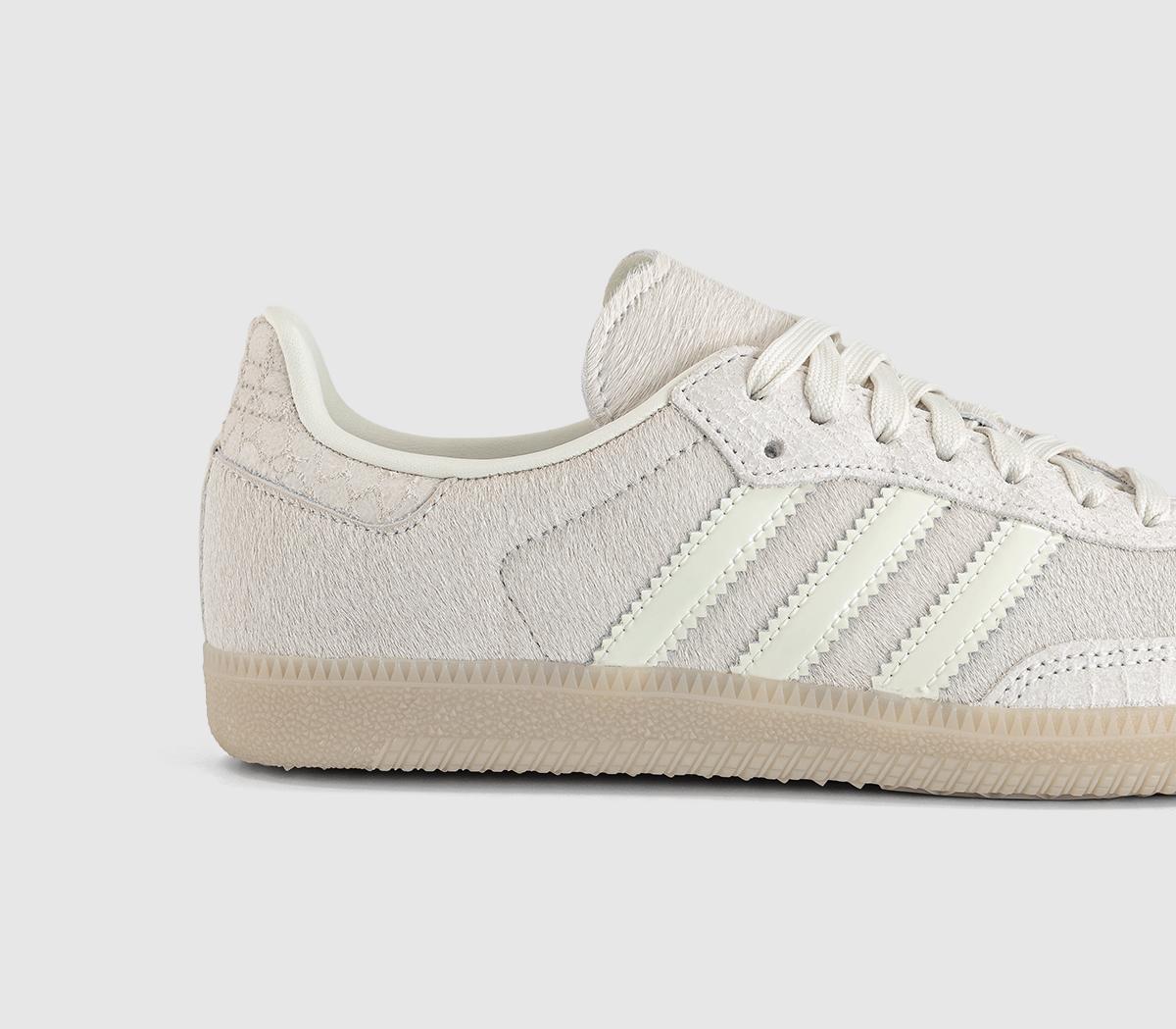 adidas Samba OG Trainers Off White Off White Crystal Linen - Women's ...