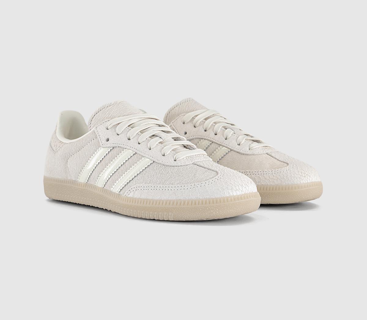 adidas Samba OG Trainers Off White Off White Crystal Linen - Women's ...