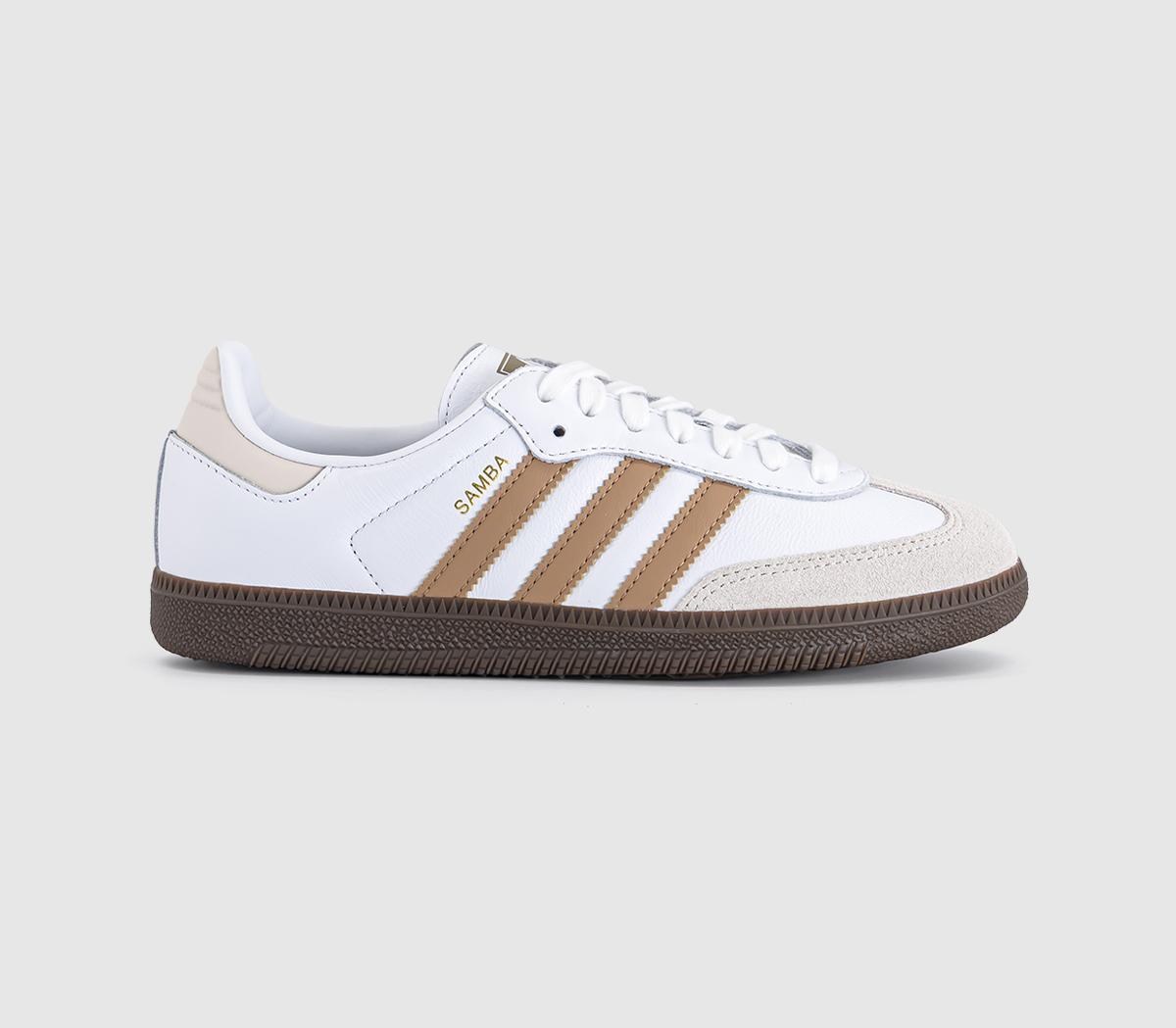 Click here for adidas Womens Samba OG Trainers White Cardboard Gu... prices