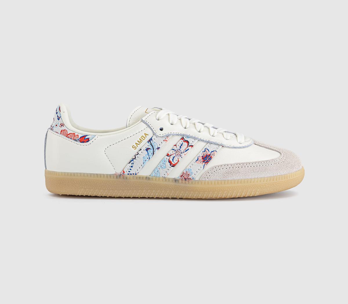 Click here for adidas Womens x Liberty Samba OG Trainers Offwhite... prices