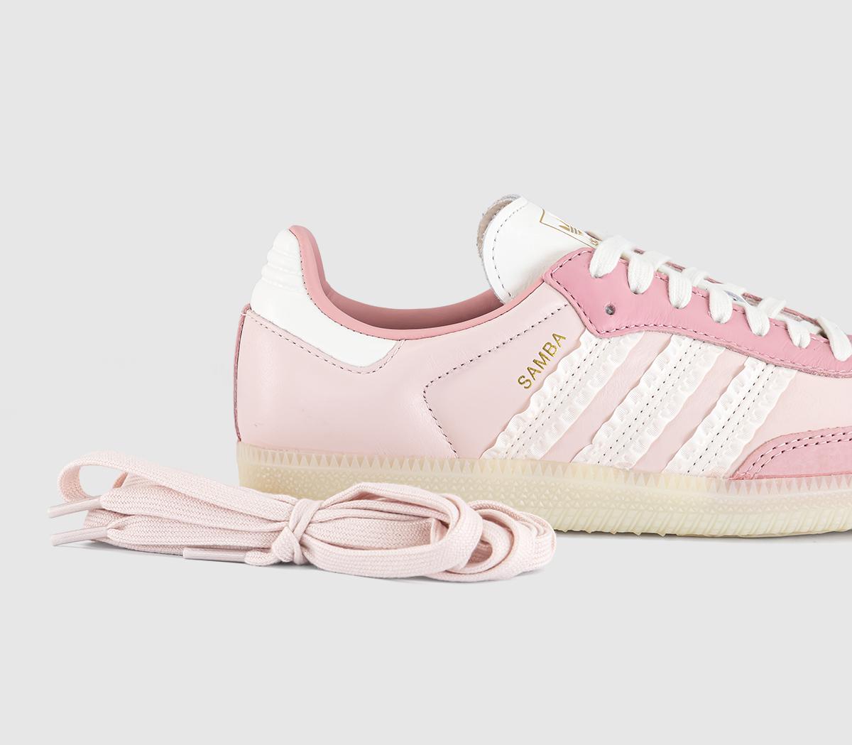 adidas Samba OG Trainers Wonder Quartz Offwhite Wonder Mauve - Women's ...