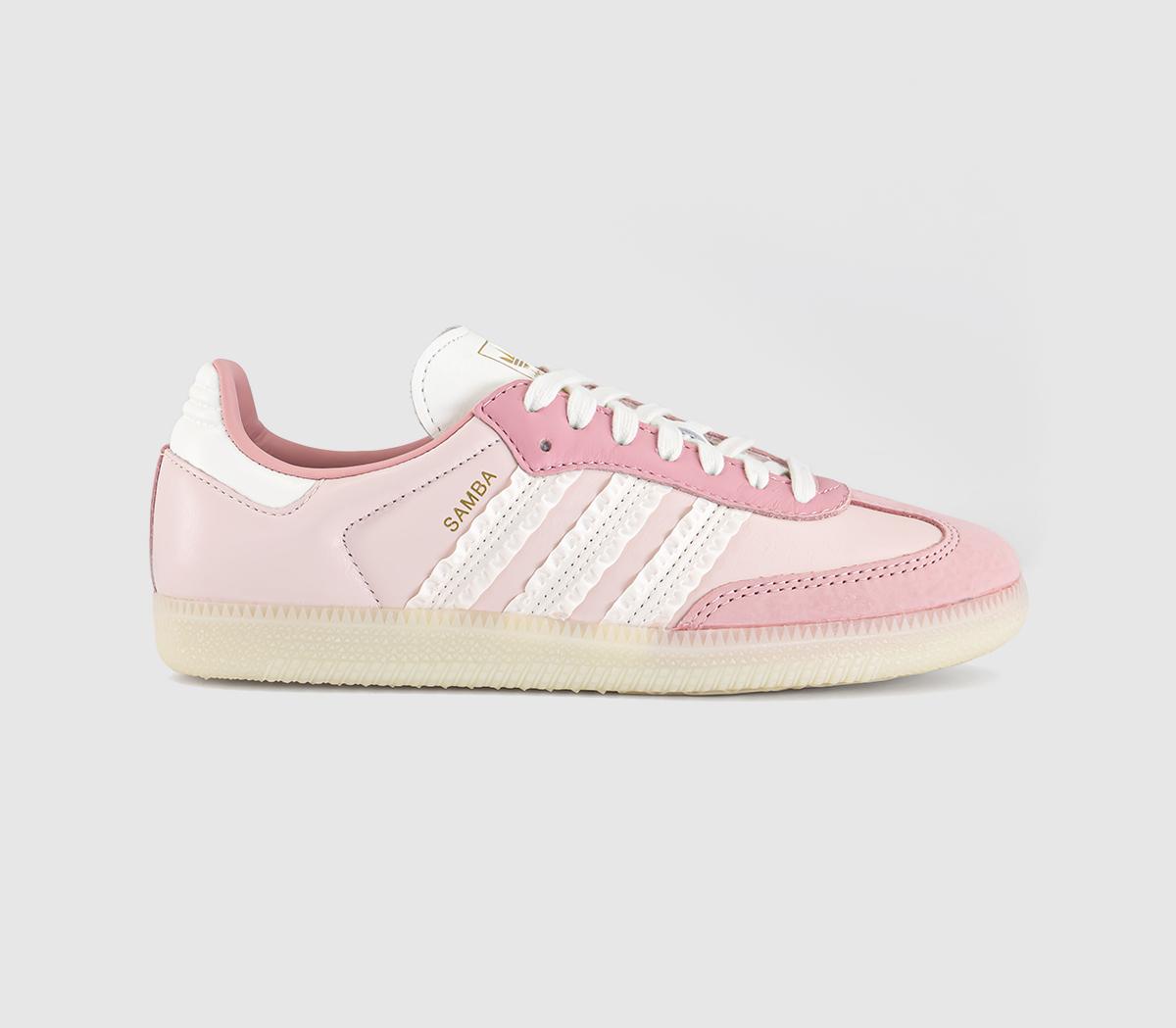 adidas Samba OG Trainers Wonder Quartz Offwhite Wonder Mauve - Women's ...