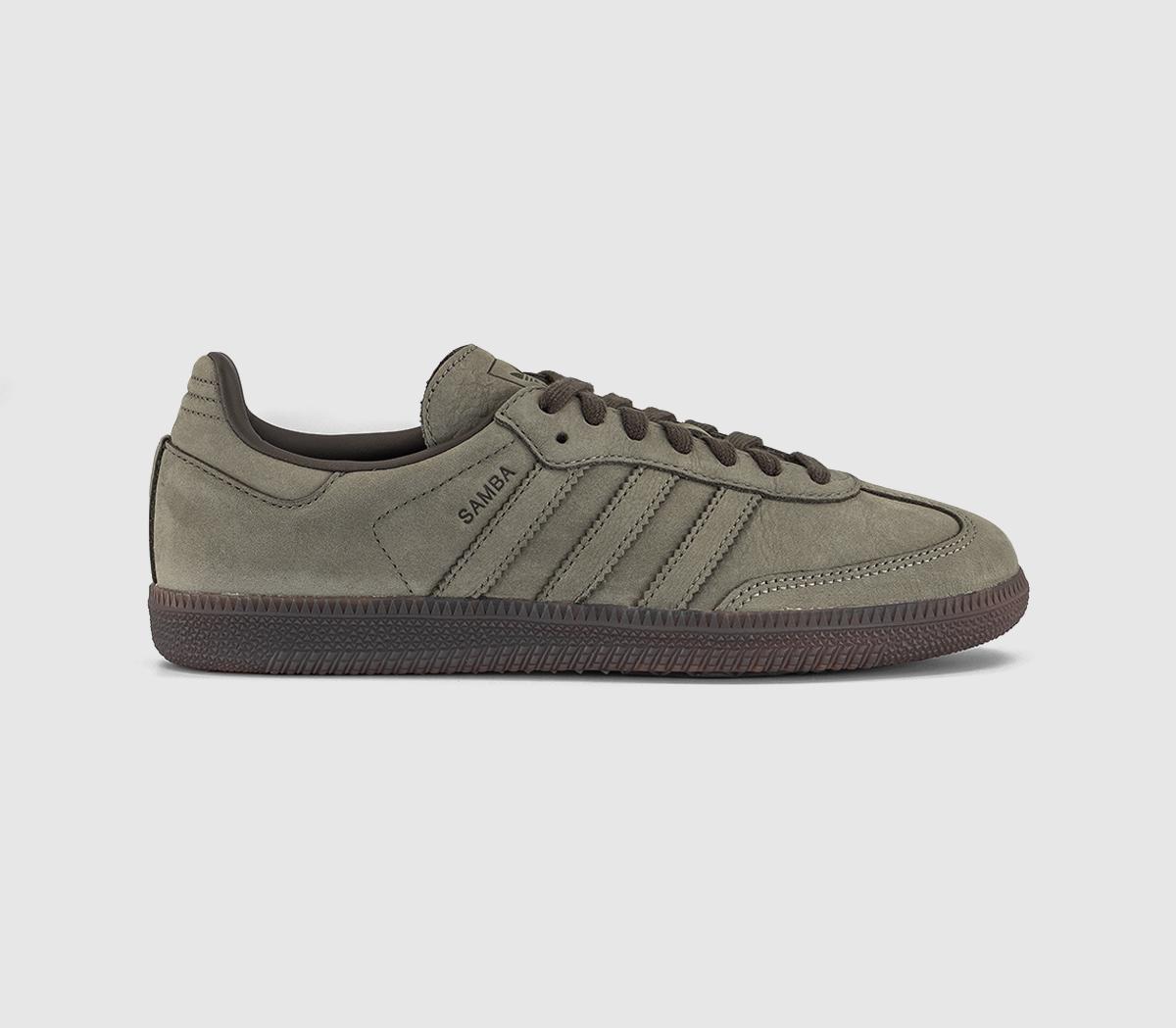Click here for adidas Womens Samba OG Trainers Clay Shadow Olive... prices