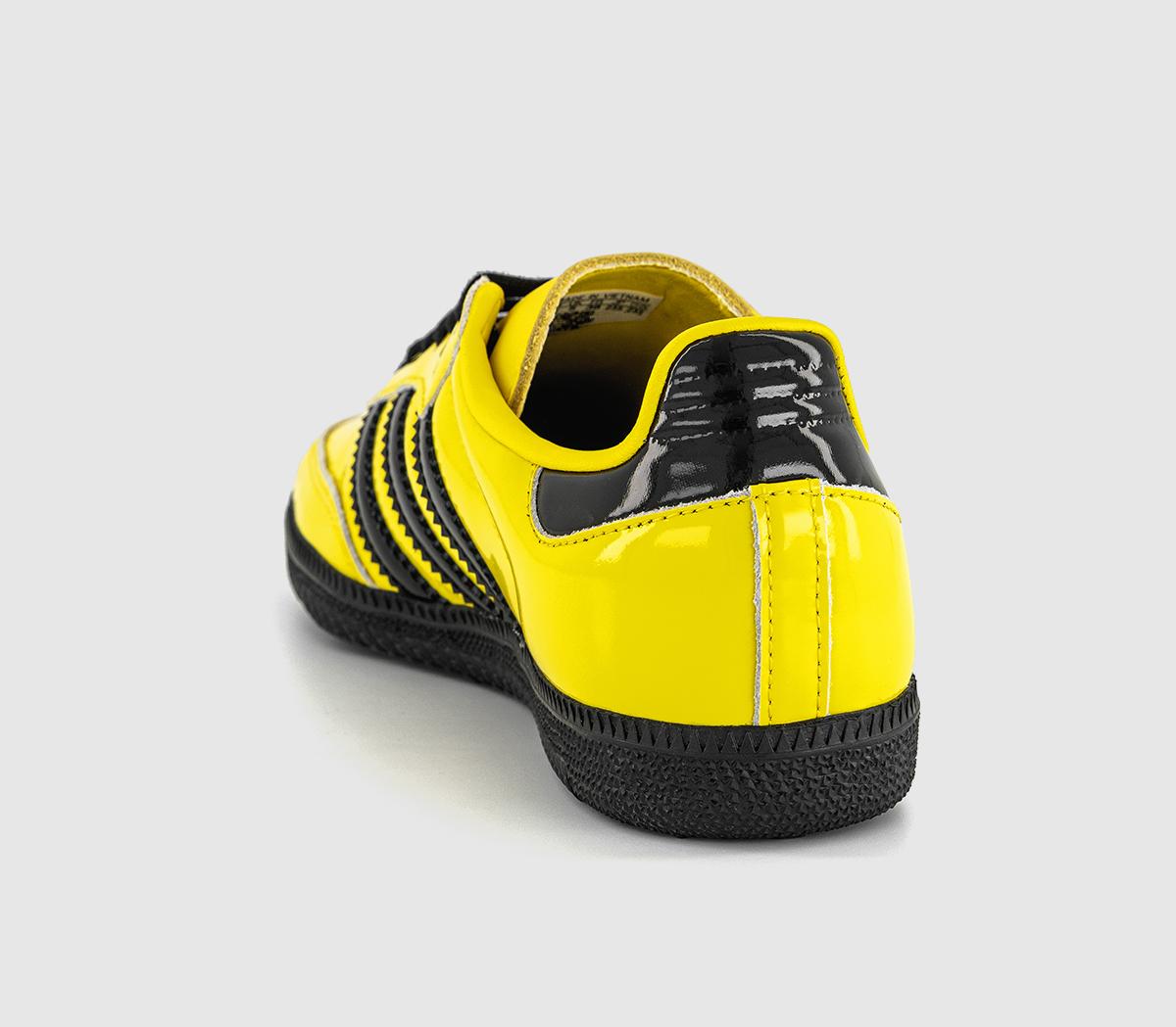 adidas Samba OG Trainers Yellow Core Black Silver Met - Women's Trainers