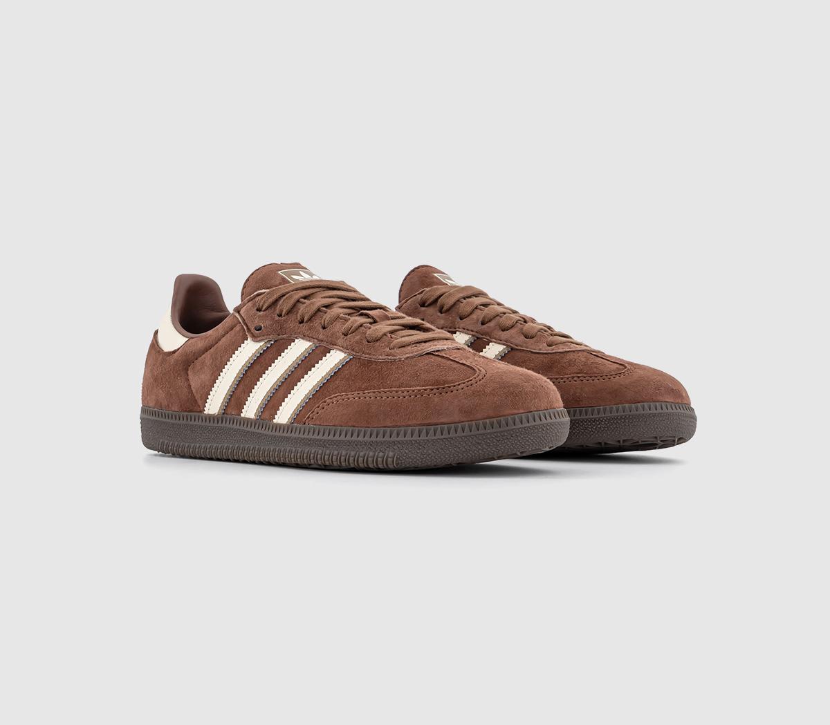 adidas Samba OG Trainers Preloved Brown Wonder White Earth Strata - Men ...
