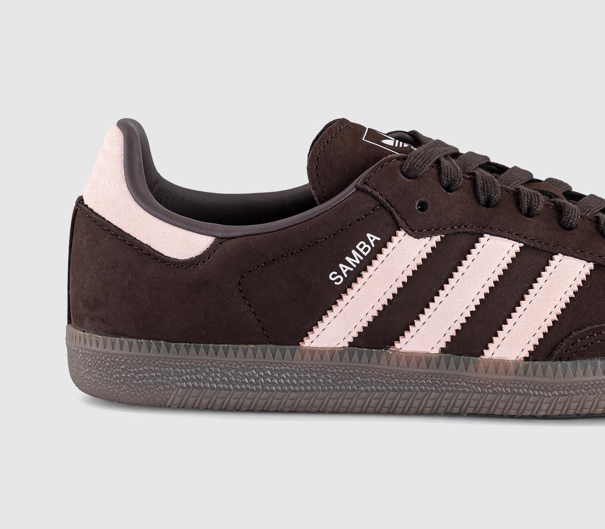 adidas Samba OG Aurora Coffee Sandy Pink White - Women's Trainers