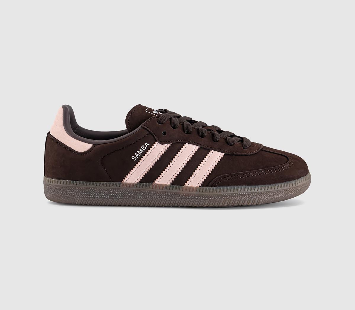 Click here for adidas Womens Samba OG Aurora Coffee Sandy Pink Wh... prices
