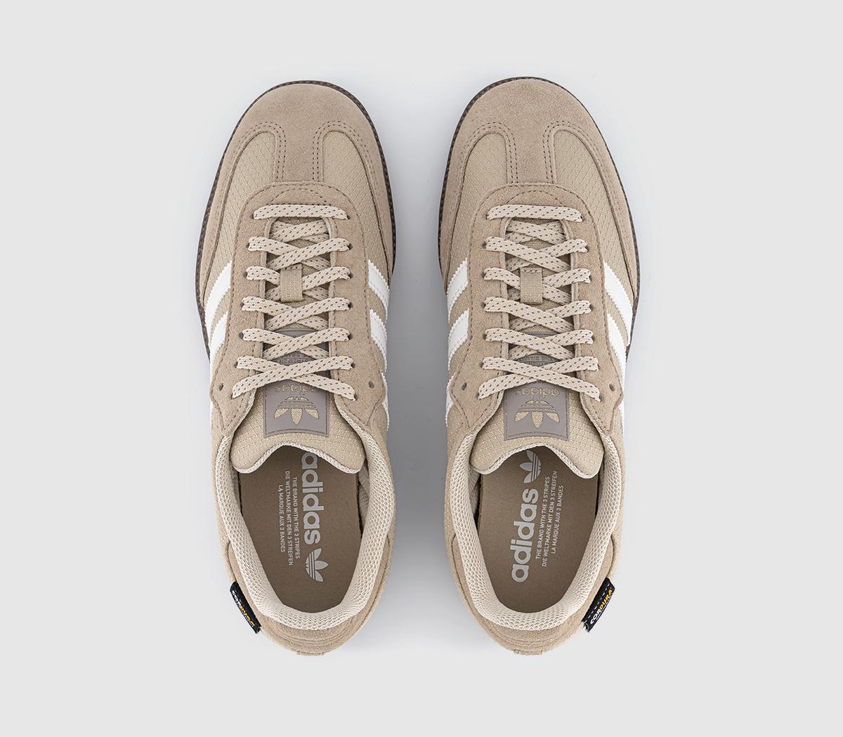 adidas Samba OG Trainers Stone Khaki Chalk White Trace Khaki - Men's ...