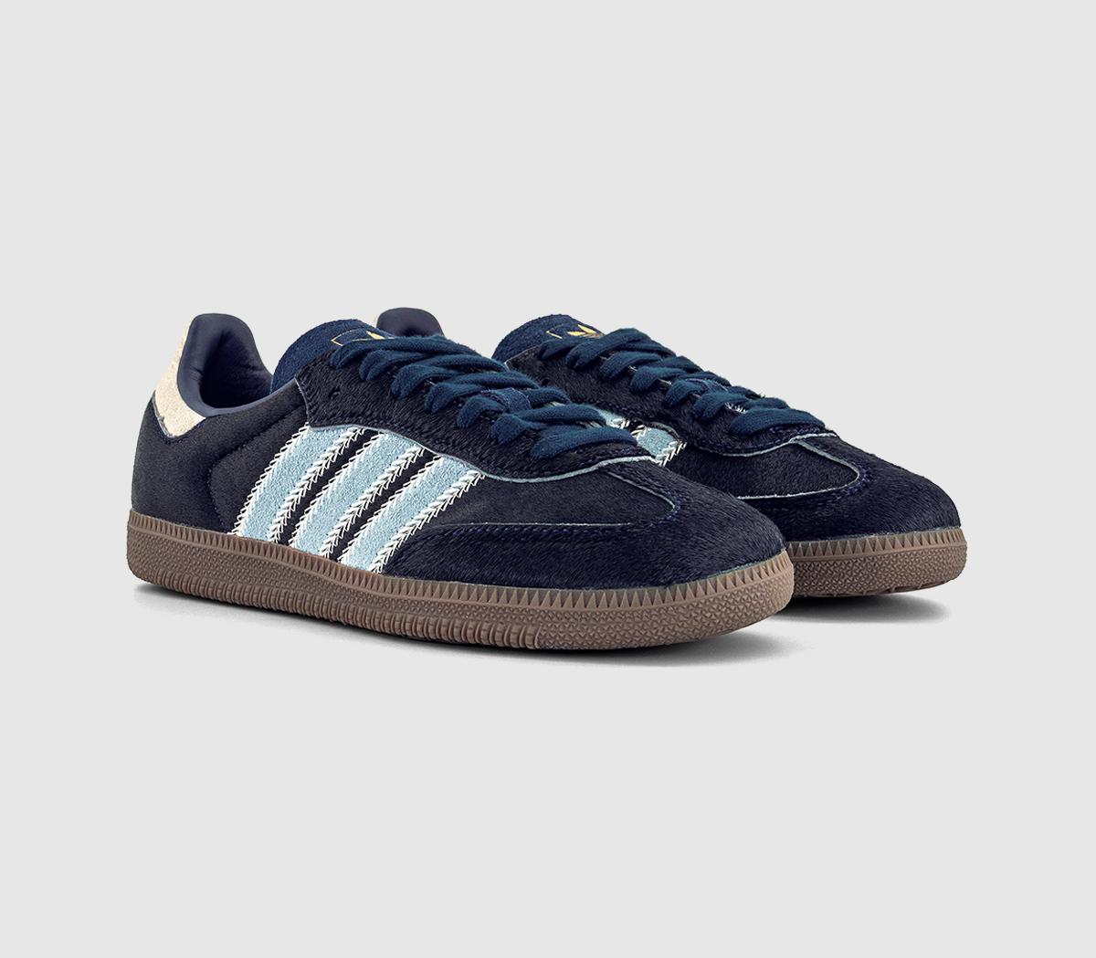 adidas Samba OG Trainers Night Indigo Clear Sky Tactile Blue - Women's ...