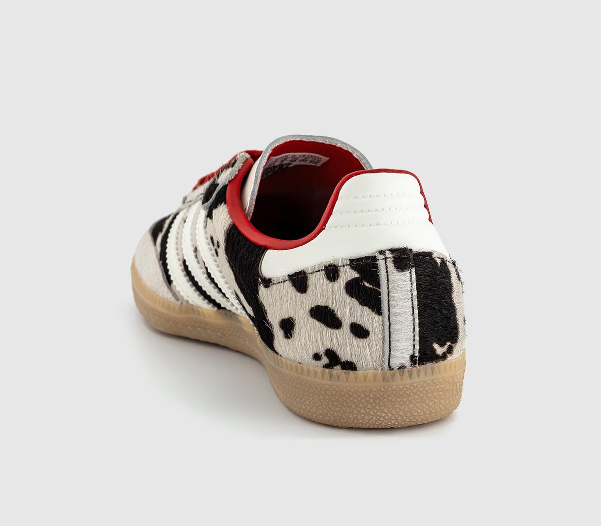 adidas Samba OG Trainers Cow Print Aurora Coffee White Gum - Women's ...